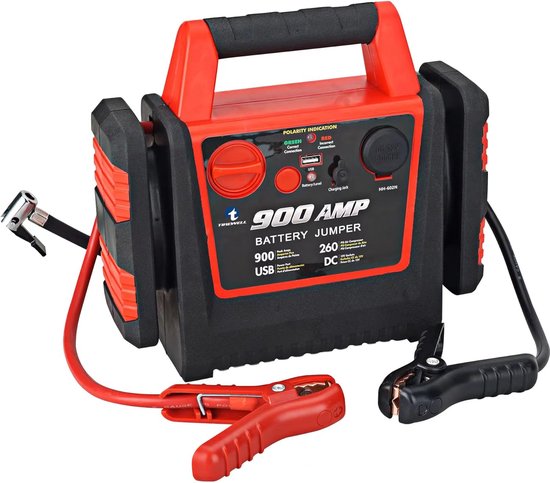Equivera Jumpstarter voor Auto - Accu Booster - Acculader voor Auto ...