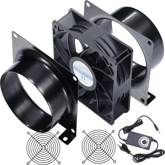 Buisventilator 100 mm 3000 omw-min axiale ventilator afvoerventilator ...