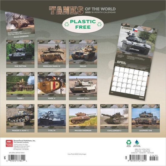 Tanks of the World Kalender 2025 | bol
