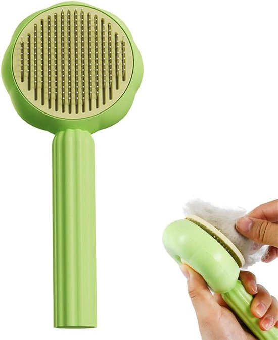 Hondenborstel voor katten en honden met korte zelfreinigende ...