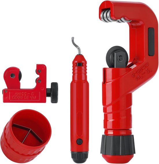 Tubing Cutter Set - Heavy Duty Pipe Cutter - 1/4’’-2’’ OD - Mini Pipe ...
