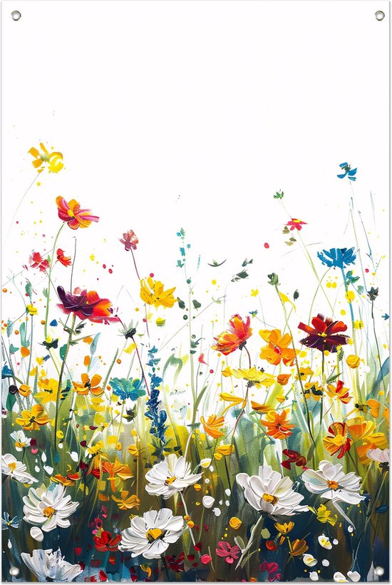 Bloemen posters - Natuur posters - Tuinposter Gras - Muurdecoratie tuin ...