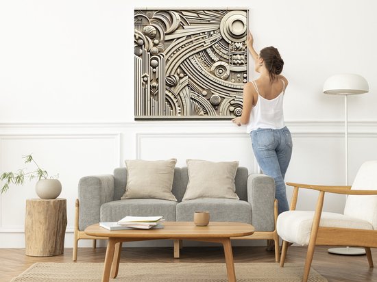 Modern relief schilderij | Contemporary Elevation: Abstract Masterpiece ...