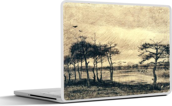 Laptop sticker - 11.6 inch - Dennenbomen in het moeras - Vincent van ...