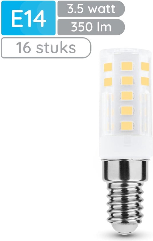 Modee LED Buislamp E14 - 3.5W 6000K 350lm 230V - LED Afzuigkaplamp ...