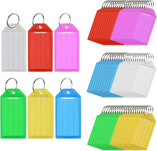 Sleutelhangers met Writable Labels - Label je Sleutels Gemakkelijk ...