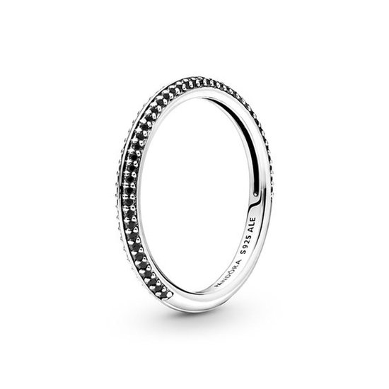 Ring Dames Pandora ME COLLECTION BLACK PAVE - RING - SIZE 54 | bol