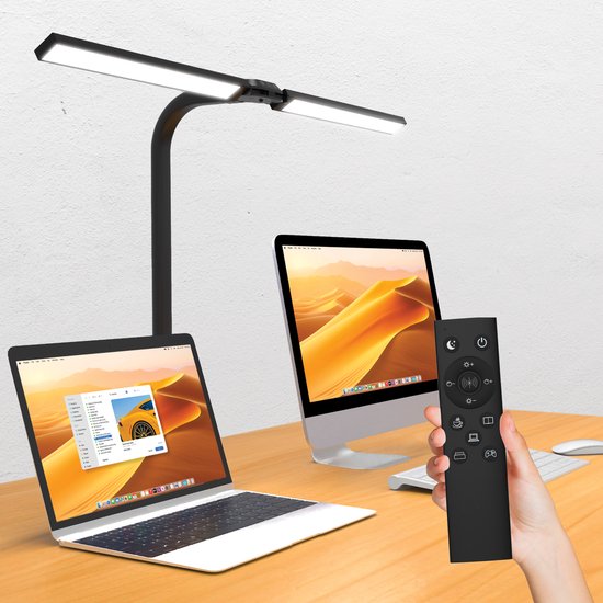 deskbuddy® Bureaulamp - Bureaulamp Led Dimbaar - Bureaulamp met Klem ...