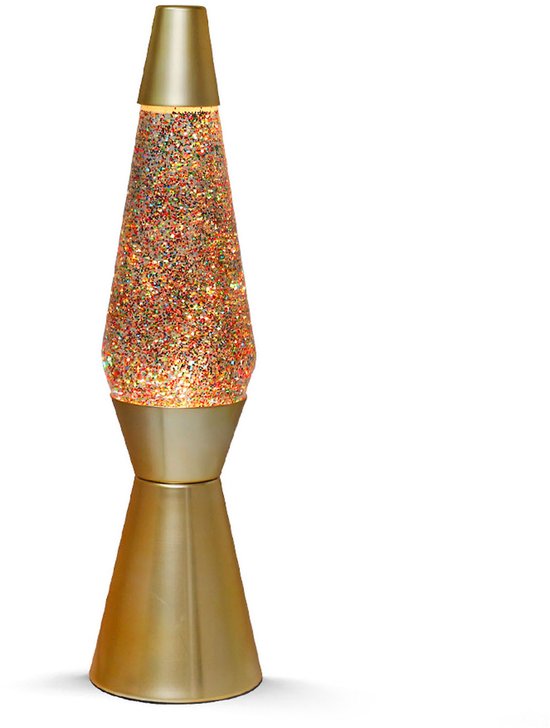 i-Total Lavalamp - Lava Lamp - Sfeerlamp - 40x11 cm - Glas/Aluminium ...