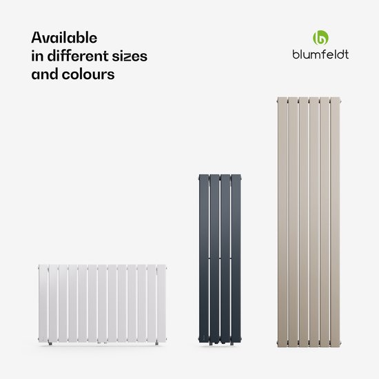 Blumfeldt Ontario radiator 180x45 1364W vermogen | bol