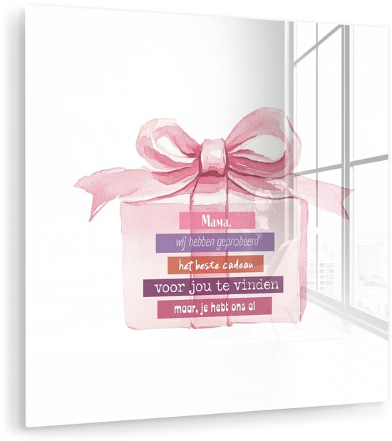 Cadeau - Strik - Tekst - Roze | bol