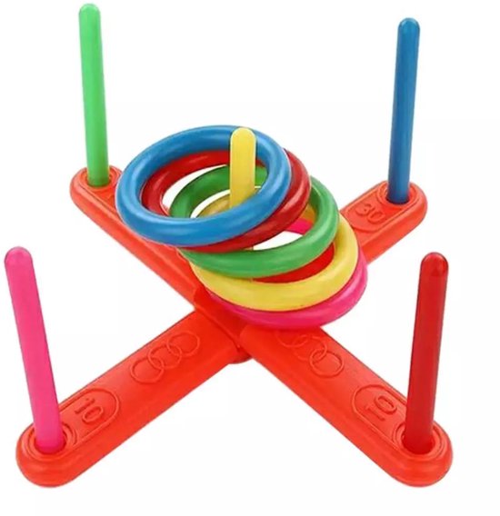 Ringwerpspel – Kunststof Ringgooi Set voor Buiten – Familie Spel – Incl ...