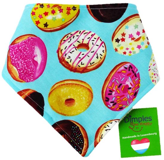 Donuts Dog Bandana Gift - DIMPLES hondensjaal hondenbandana met ...