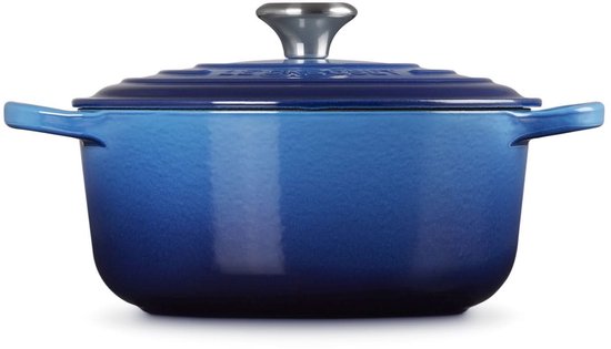 Le Creuset Braadpan Signature Azure – Ø 20 cm / 2,4 Liter – Ronde ...