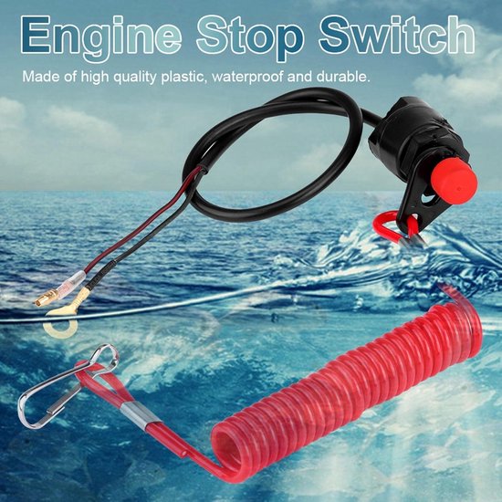 Universal Outboard Engine Ignition Emergency Stop Switch Key With ...