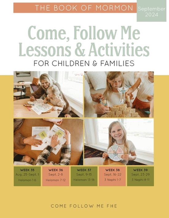 Come, Follow Me Lessons & Activities for Children & Families, Come Follow Me Fhe |... | bol