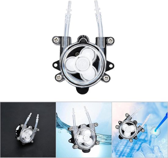 DC 12V Mini Peristaltic Pump for Laboratory Lab Dosing - Constant Flow ...