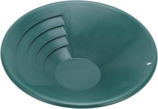 Duurzame 260mm Gouden Pan met Zeef Classificator - 2 Stuks, Groen Goud ...