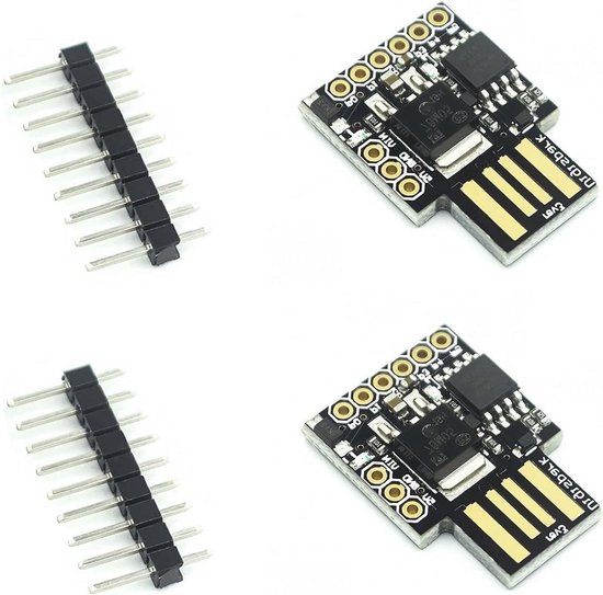 2 stuks algemene micro-USB-development-board compatibel met ATTINY85 ...