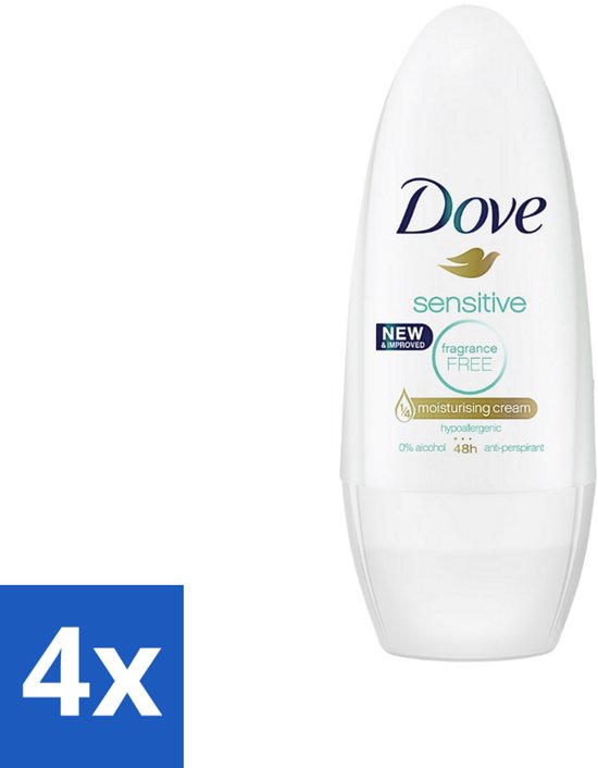 Dove Sensitive - Deodorant Roll-on - Parfumvrij - 50 ml ...