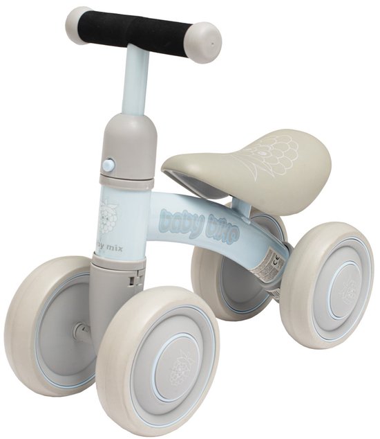 Baby Mix - Loopfiets - Vierwieler - Baby Bike Blauw - Ergonomisch Zadel ...