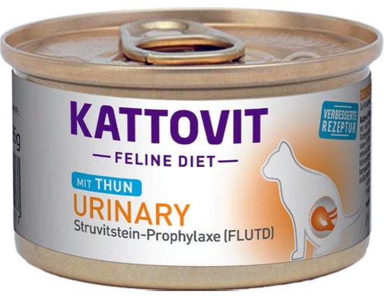 Kattovit - Feline Dieet Dose Urinary 12x85g - Tonijn | bol