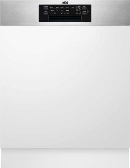 AEG FEE7571APM EcoLine - half geintegreerde vaatwasser | Airdry | Besteklade |... | bol