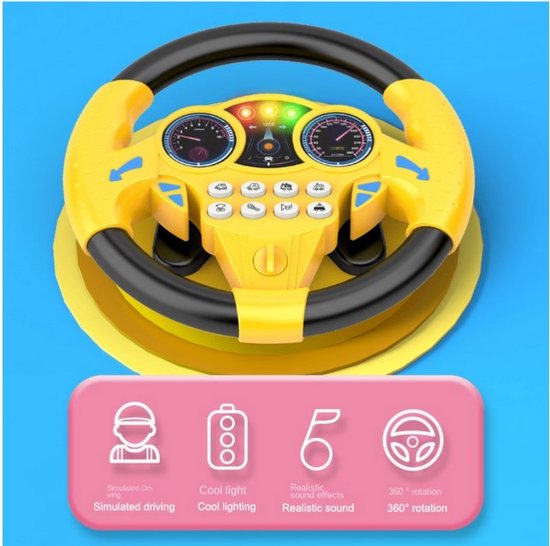 Kari stuur - Autostuur - Speelgoed - Auto - Stuurwiel Met Muziek en ...