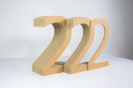 Kartonnen Letter - 70 cm hoog - 7mm dik - Duurzaam Karton - Hobbykarton ...