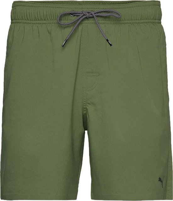 Puma - Swim Men Medium Length - Heren Groene Zwembroek-S | bol