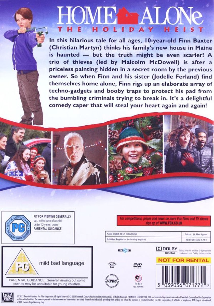 Home Alone: Holiday Heist (DVD) (Dvd), Onbekend | Dvd's | bol