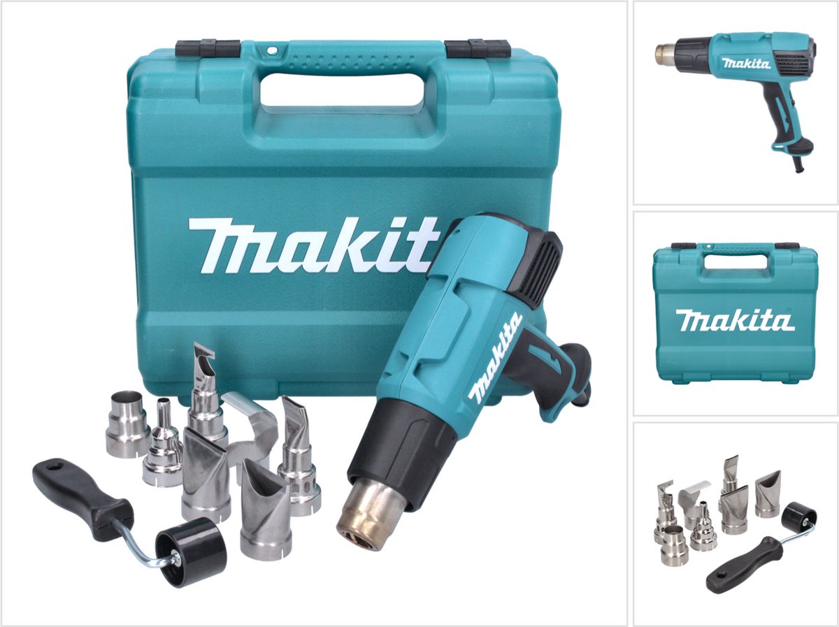 Makita HG6531CK 50 - 650 °C Digitaal Heteluchtpistool In Koffer 230V | bol