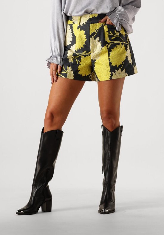 Studio Amaya Amber Dames - Korte Broek - Geel - Maat XS | bol