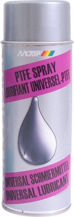 Motip PTFE spray - Universeel smeermiddel - Waterafstotend - 400ml - Voor metaal en... | bol