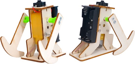 Houten lopende Robot - Speelgoed - Educatief - Bouwpakket - 3D ...