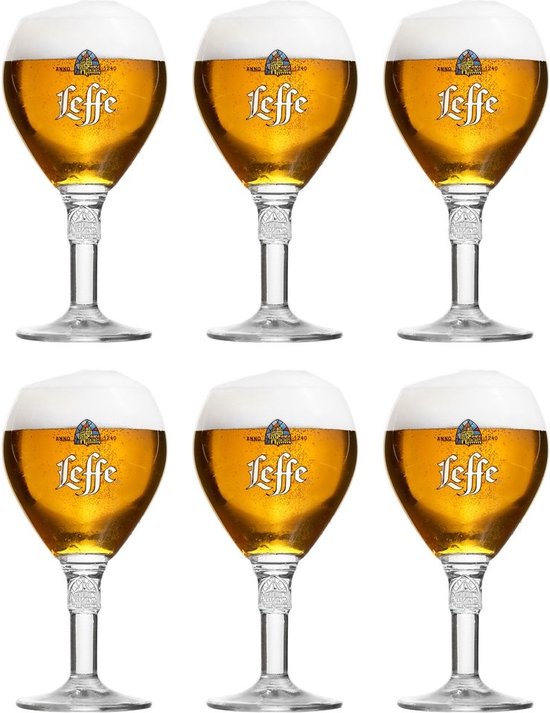 Leffe Bierglazen 330 ml - 6 stuks | bol