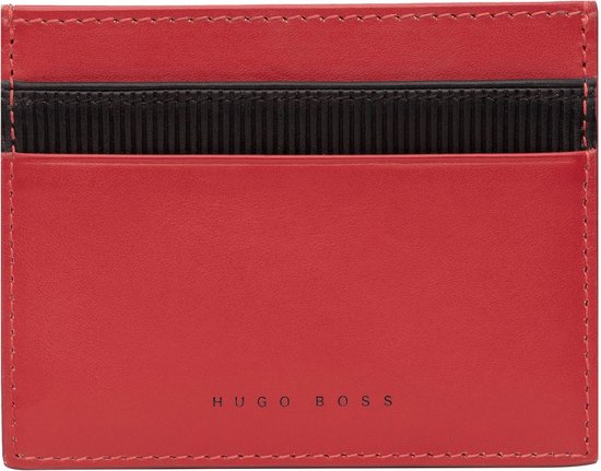 HUGO BOSS Kaarthouder Credit Card Holder Matrix Red Rood | bol