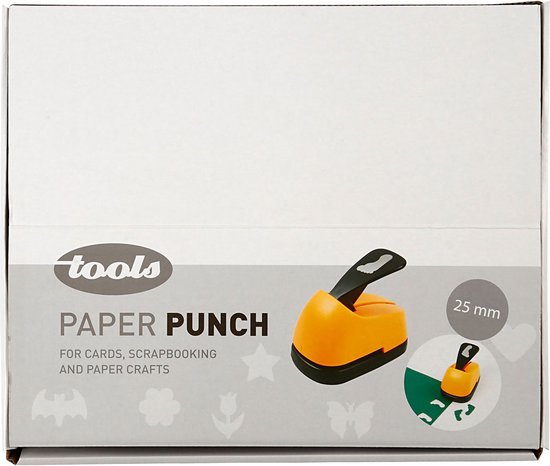 Papier ponsen, afm 25 mm, elke dag, 12 assorti | bol