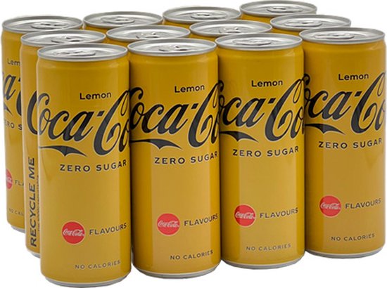 Coca Cola Zero Lemon - Frisdrank - 12 x 250 ml | bol