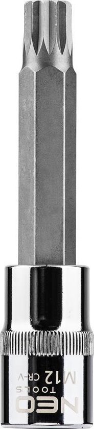 Neo Tools Fijne Torx Dop M12 100mm 1/2 Aansluiting S2 Staal TUV M+T | bol