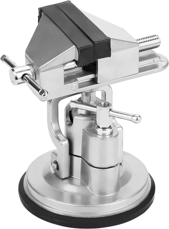 Mini Table Clamp- Small Workbench Vice Stick Suction Cup- 360 ...