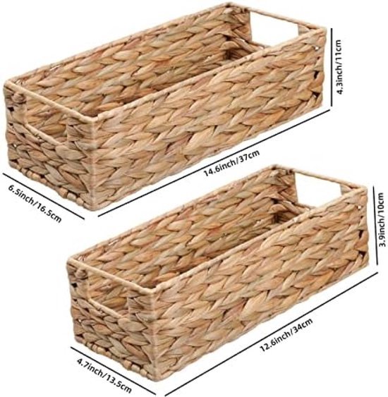 Geweven Opbergmand, Opslag Organizer Mand, Toiletpapier Mand, Vintage ...