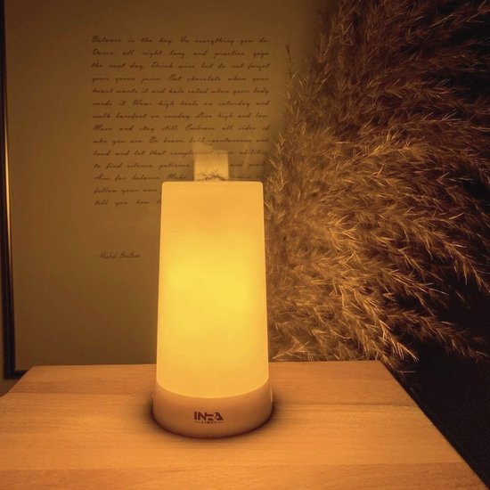 Decoratieve Ledlamp met Afstandsbediening en USB Oplaadbaar ...