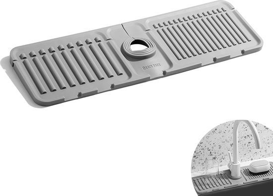 Opvouwbare Anti-Slip Kranen Mat voor Keuken en Badkamer, Waterafvoer en ...