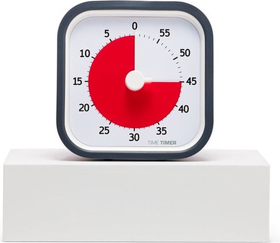 Time Timer MOD Charcoalgrijs - 60 Minuten Visuele Timer | bol