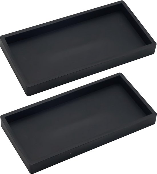 Mini Badkamer Vanity Tray - Organiser - 2 stuks - Resin | bol
