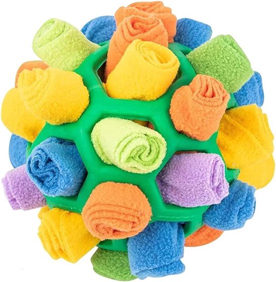Snuffeltapijt - Interactief snuffelspeelgoed voor honden - Draagbare snuffle ball voor... | bol