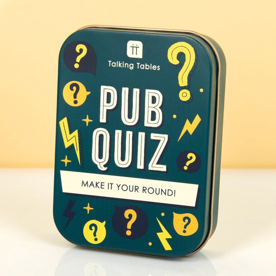 Talking Tables Pub Quiz In Een Blikje | Games | bol