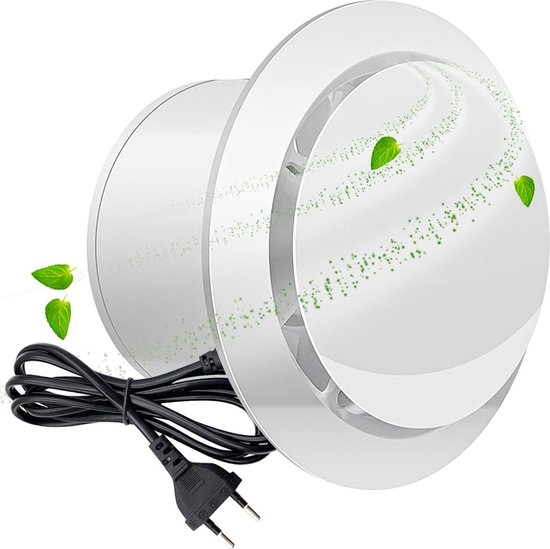 80W Silent Drain Fan 50Hz Round Pipeline Exhaust Fan Bathroom 100mm ...