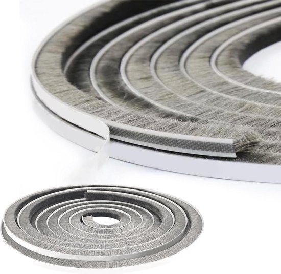 Self-Adhesive Brush Strip 9 mm x 23 mm - Sliding Door Brush Seal ...